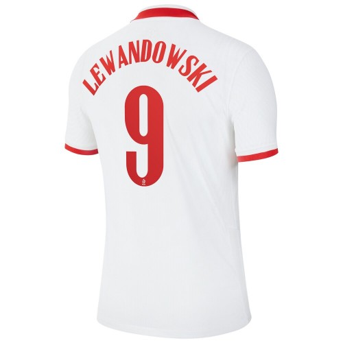 Maillot Pologne Robert Lewandowski 9 Domicile Euro 2020